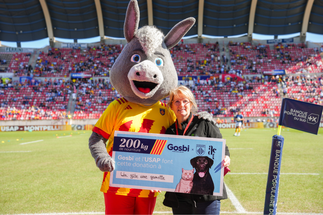 USAP Boutique | L'USAP et Gosbi s'engagent pour la protection animale